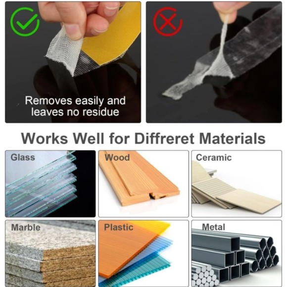 Tape | Office | 2 Sizes Of Double Sided Tape Adhesive Sticky Double ...